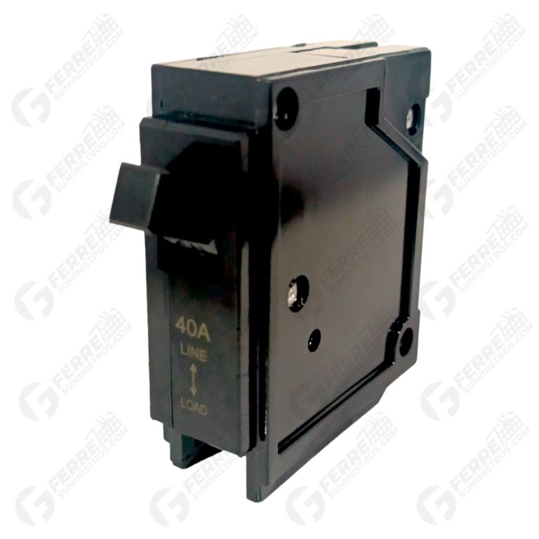 Breaker Eléctrico para Empotrar 1 Polo x 40 Amperes Económico ...