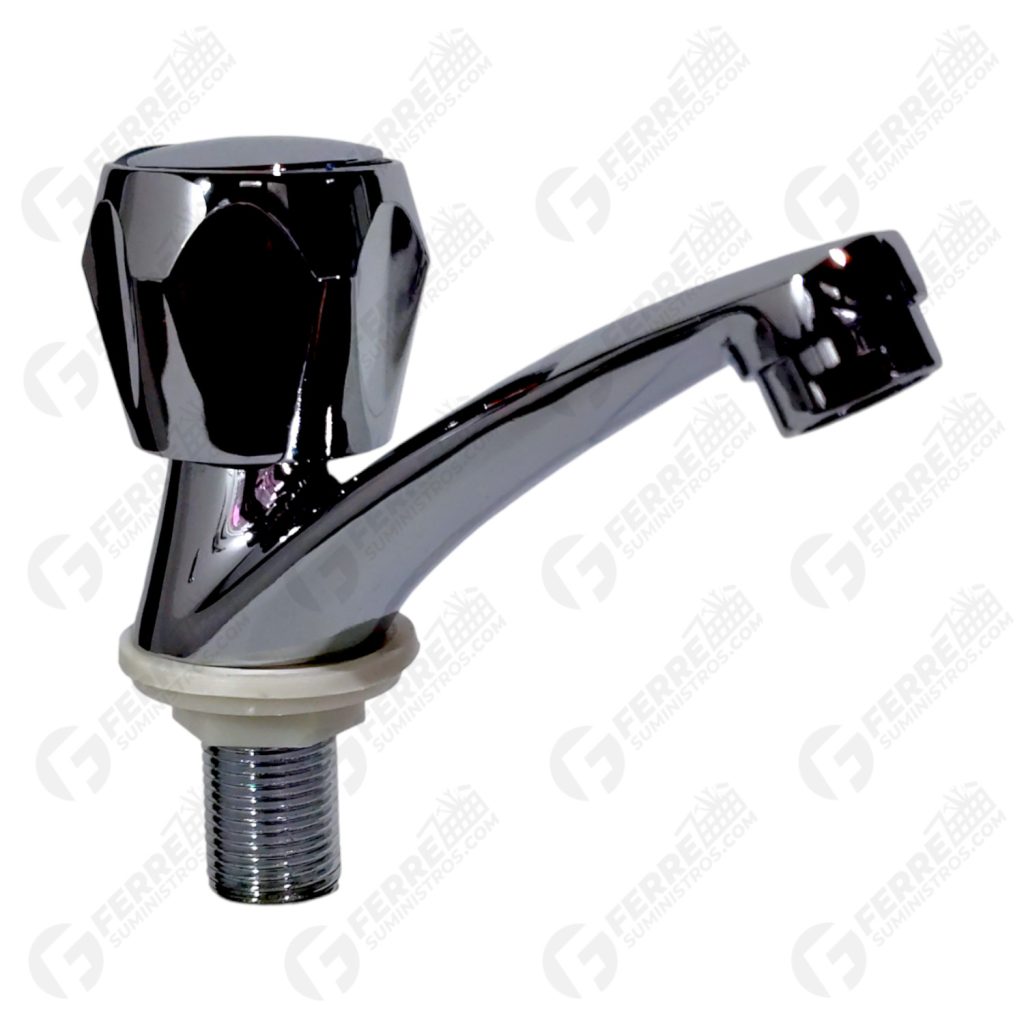 Llave Individual para Lavamanos Metálica Cromada – Ferresuministros.com ...