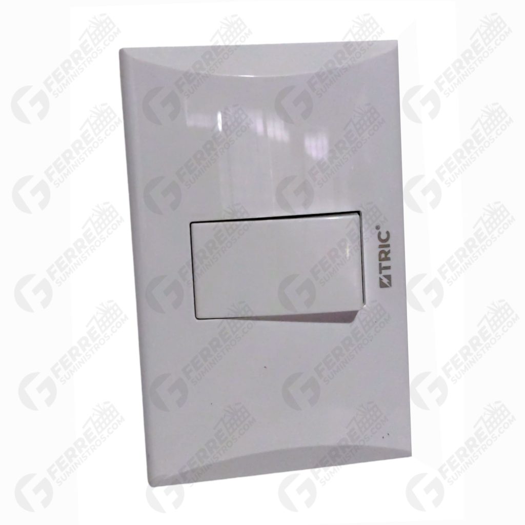 Interruptor Sencillo Blanco 10A/127V AURORA TRIC – Ferresuministros.com ...