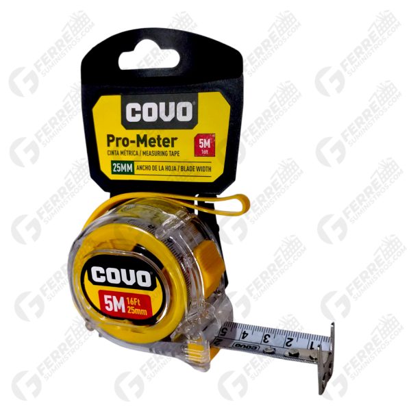 Cinta Métrica Transparente 5m COVO – Ferresuministros.com – Catálogo ...