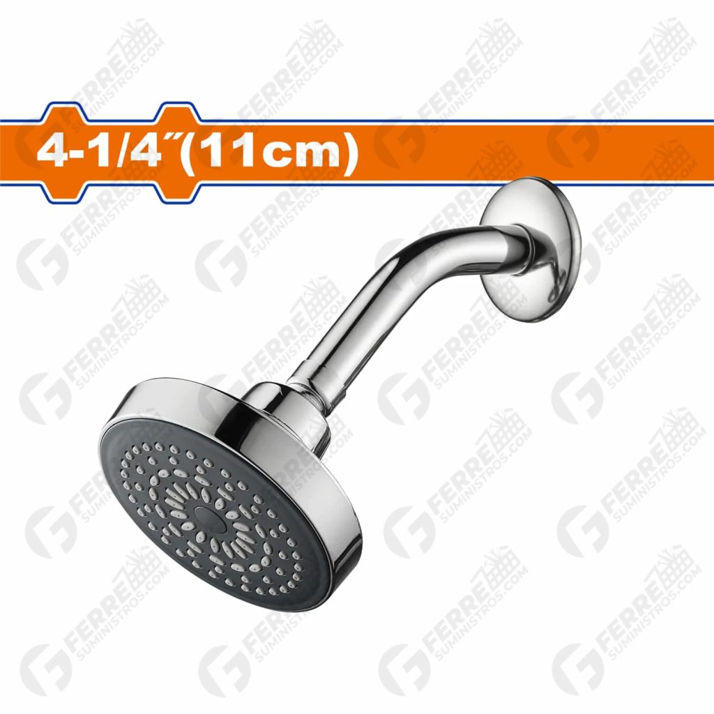 Regadera Metálica Cromada Redonda Plato de 10.5cm WADFOW ...