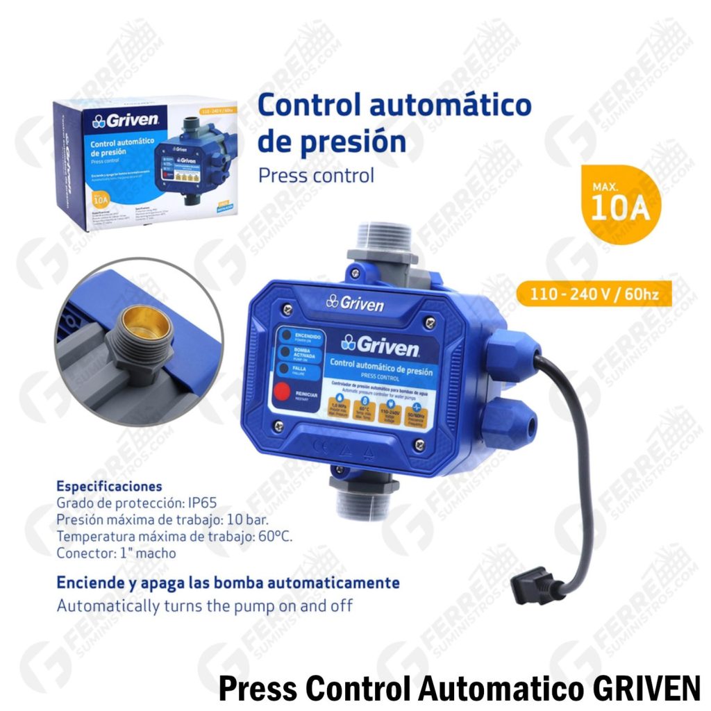 Control Automático para Bombas de Agua Press Control GRIVEN ...